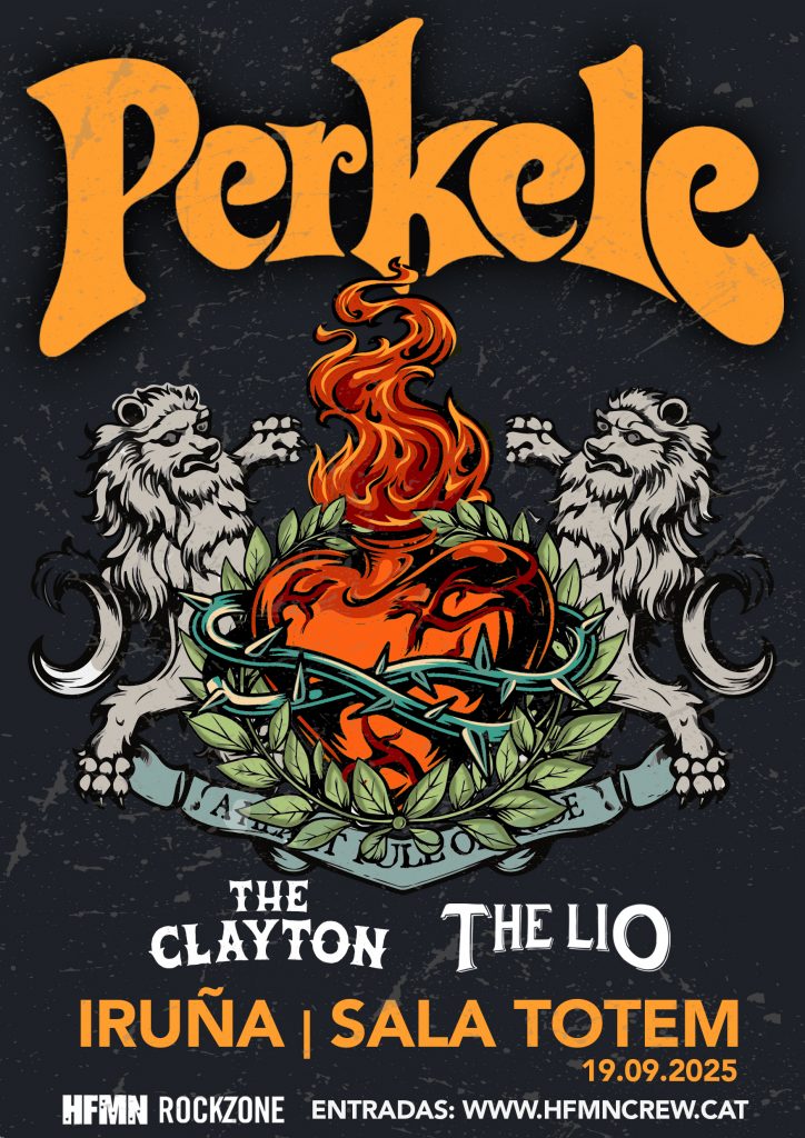 2025 – IRAILAK 19 // PERKELE + THE CLAYTON + THE LIO – Sala Totem Aretoa