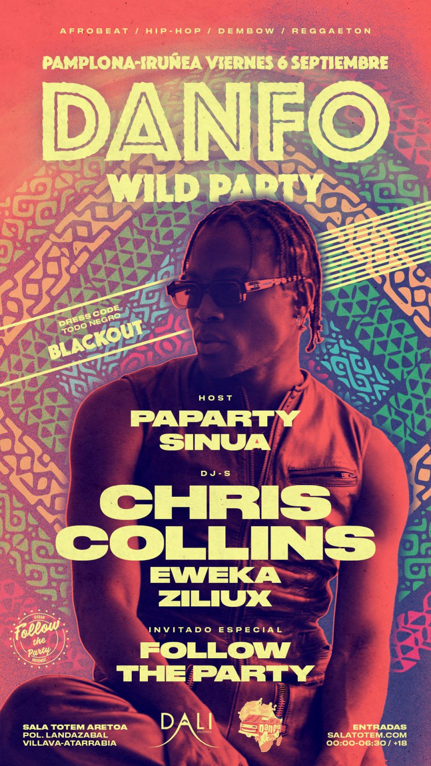 2024 – 6 DE SEPTIEMBRE // DANFO WILD PARTY – Sala Totem Aretoa